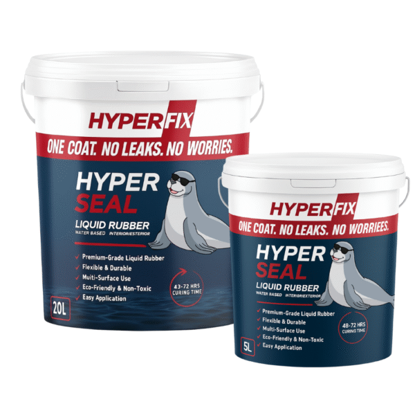 Hyper Seal Liquid Rubber 20lt – Interior/Exterior Waterproofing Paint ...